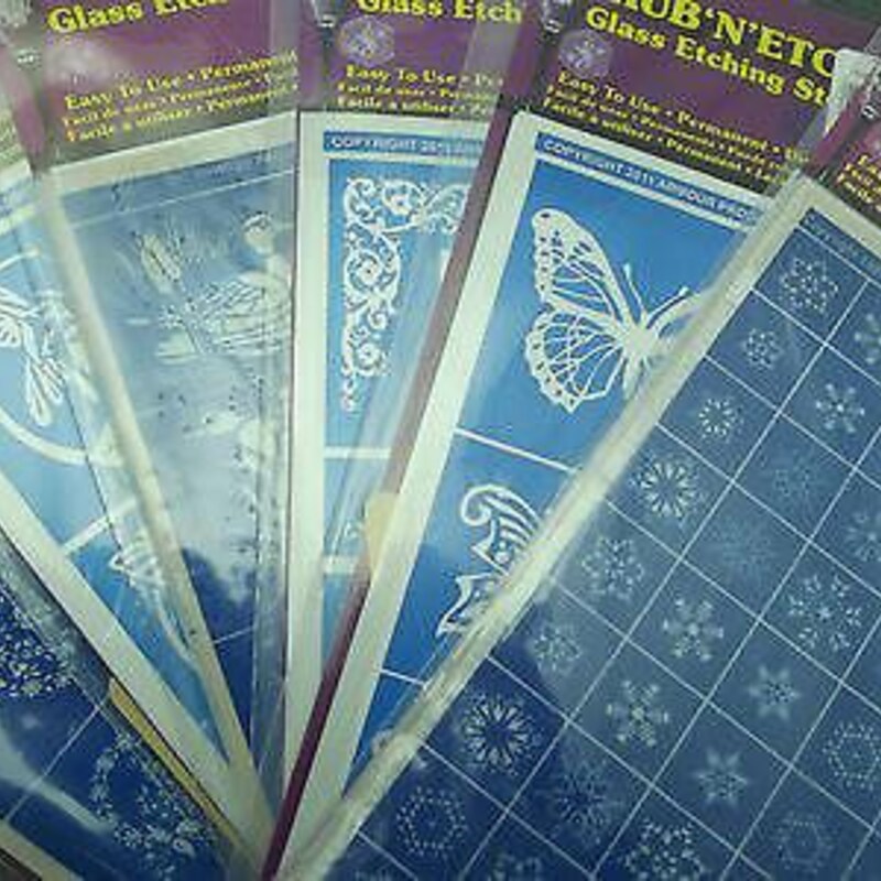 Glass Etching Stencils - Etsy