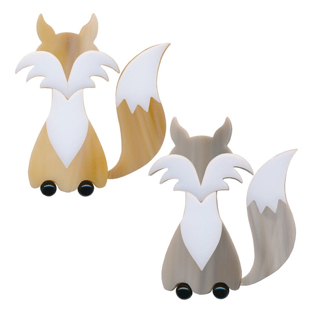 96 COE Fox Brown or Gray Choice 2 5/8 X 3 Precut Fusing Mosaics - Etsy