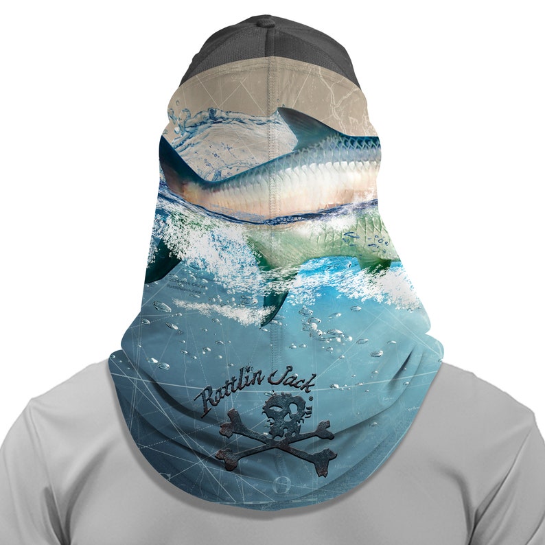 Tarpon Taupe UPF Fishing Mask by Rattlin Jack® - Etsy
