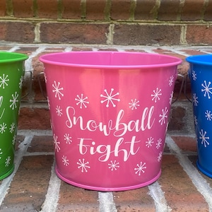Snowball Bucket, Snowball Fight, Snowballs, Custom Snowball Bucket ...