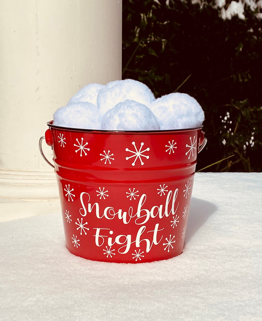 Snowball Bucket, Snowball Fight, Snowballs, Custom Snowball Bucket ...