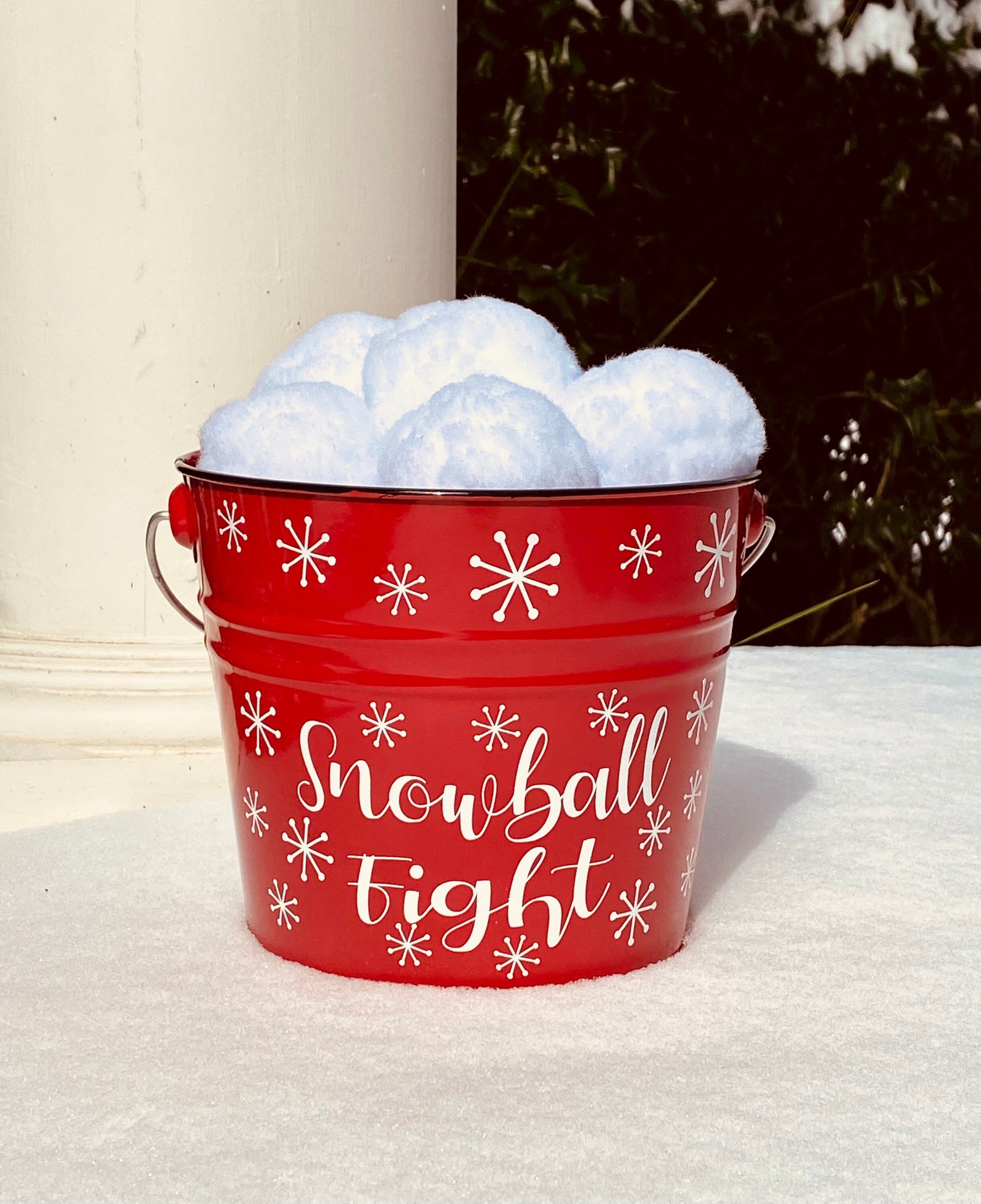 Snowball Bucket, Snowball Fight, Snowballs, Custom Snowball Bucket ...