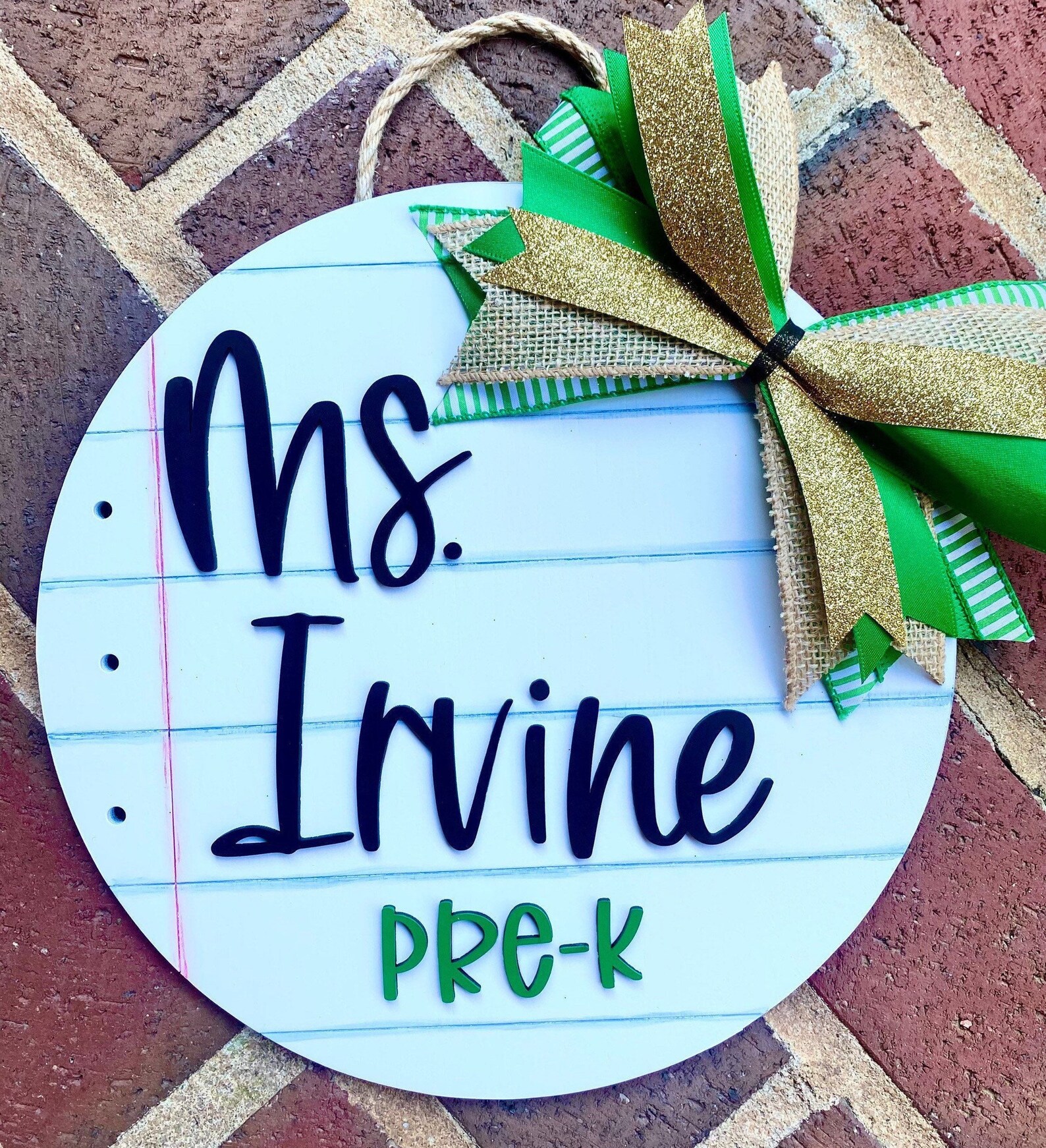 Custom Teacher Name Door Sign Classroom Decor School - Etsy UK