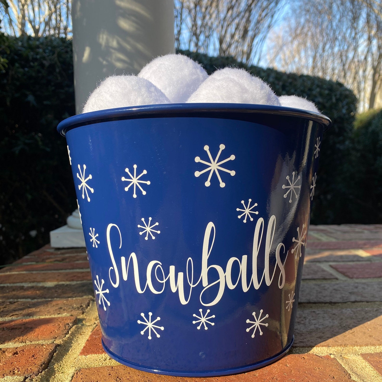 Snowball Bucket, Snowball Fight, Snowballs, Custom Snowball Bucket ...