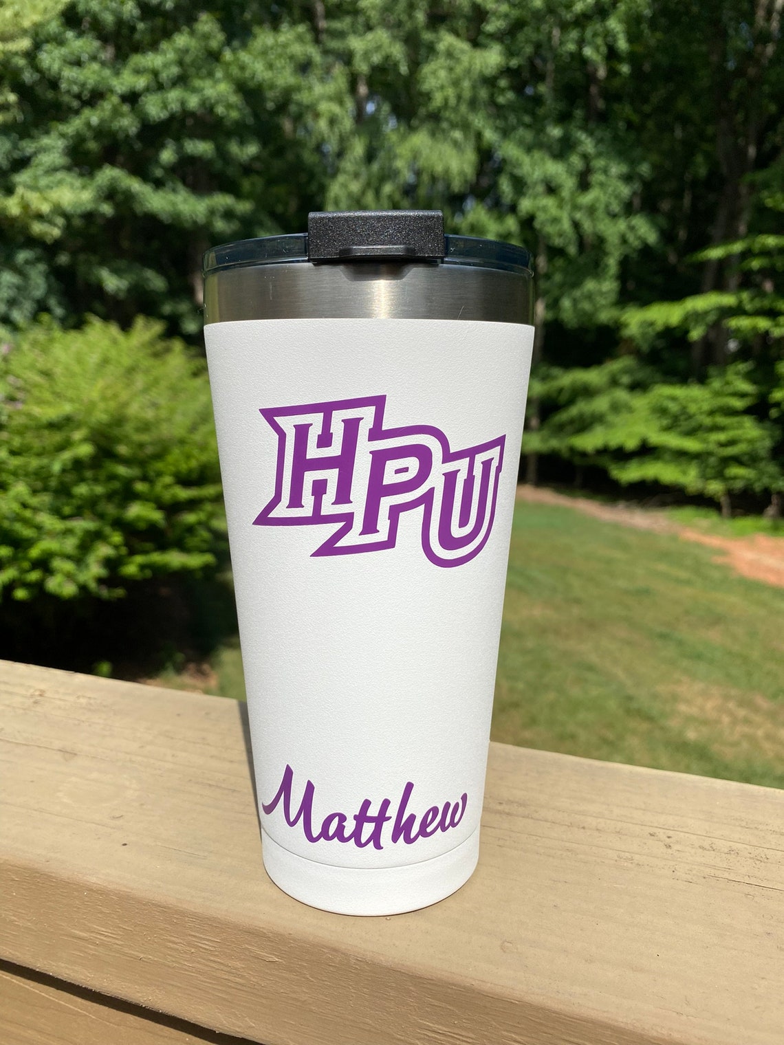 Custom School Tumbler, College Logo Decal, Graduation Gift, Back to ...