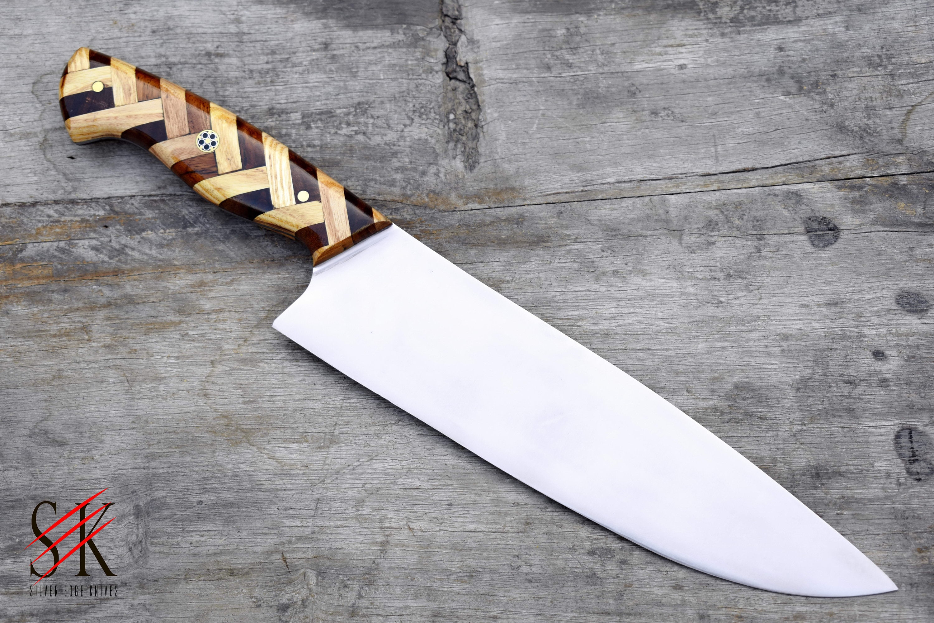 Handmade D2 Steel Kitchen Chef Knife Cooking Carbon Steel | Etsy