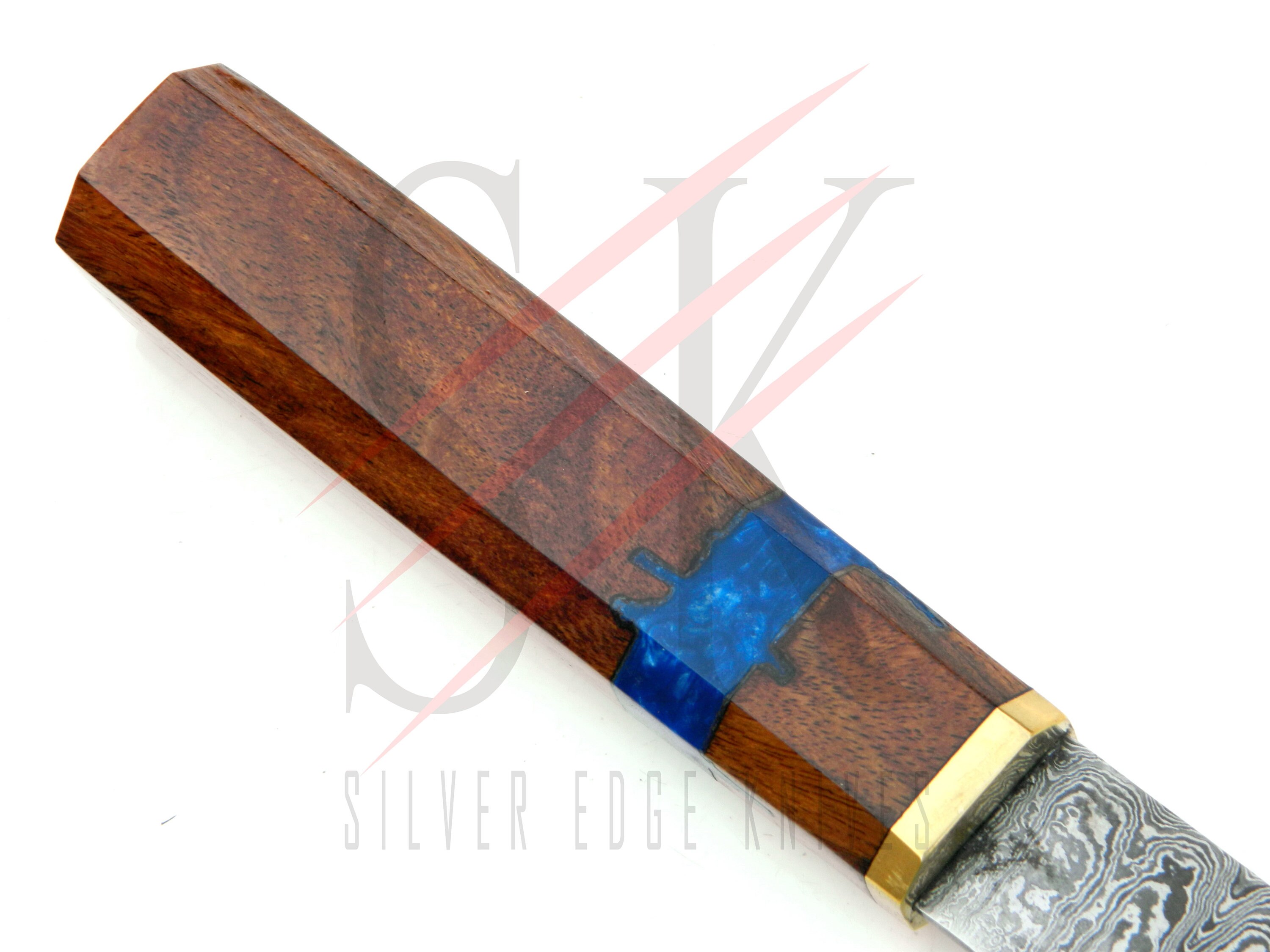 Custom Handmade Damascus Steel Nakiri Knife Kitchen Chef | Etsy