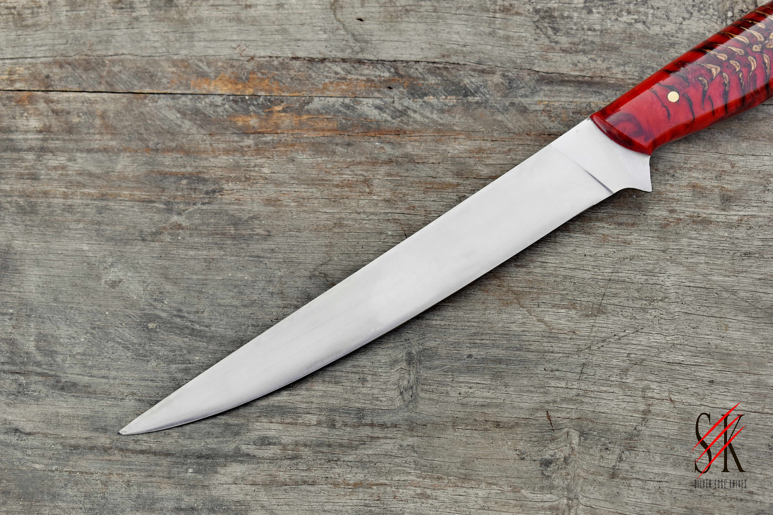 D2 Handmade Fillet Knife Kitchen Chef Knife Cooking Carbon | Etsy