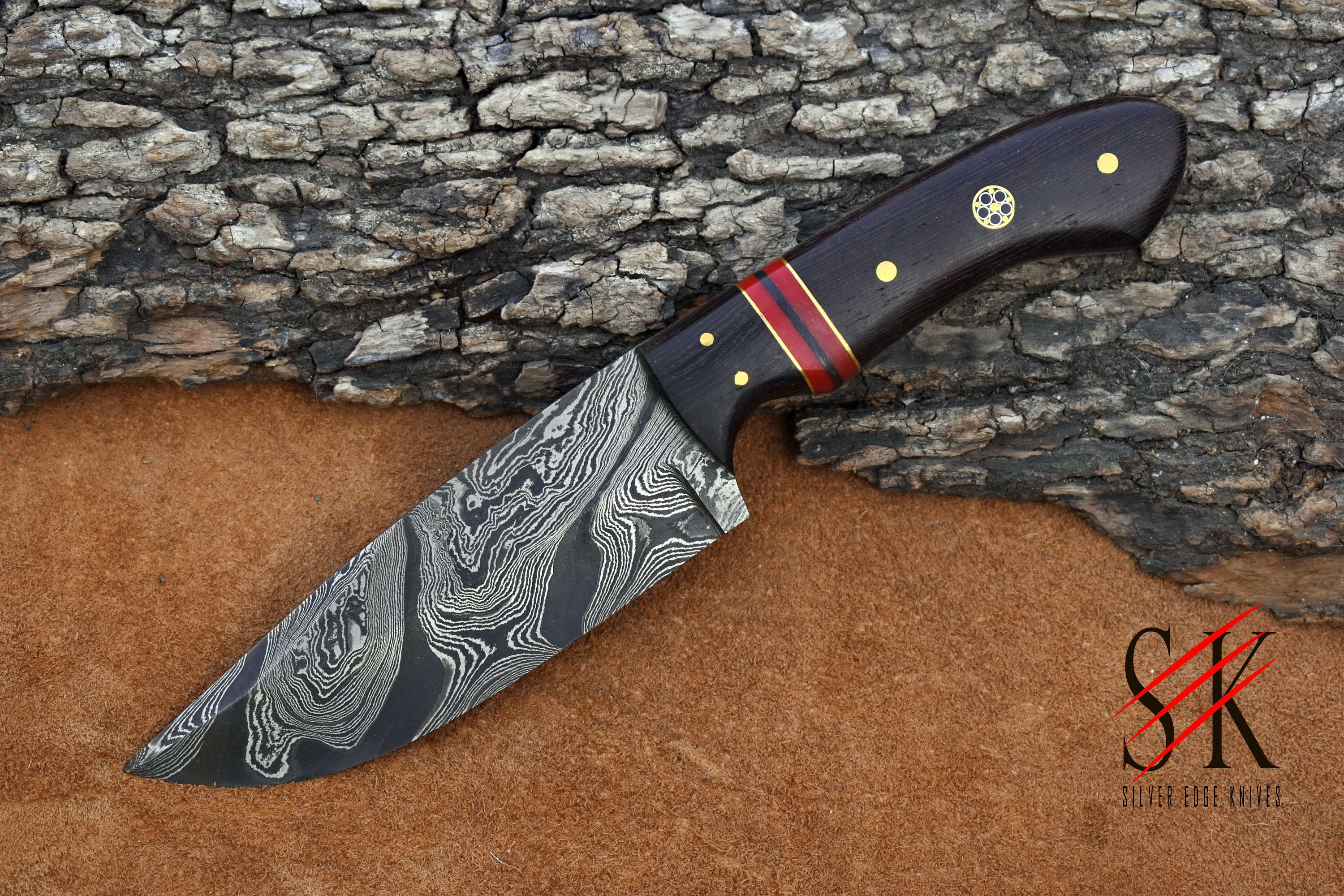 Hand Forged Damascus Steel Knife Handmade Hunting & Custom | Etsy