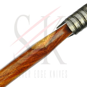 Damascus Steel Axe / Hatched Custom Hand Forged Tomahawk Rose Wood ...