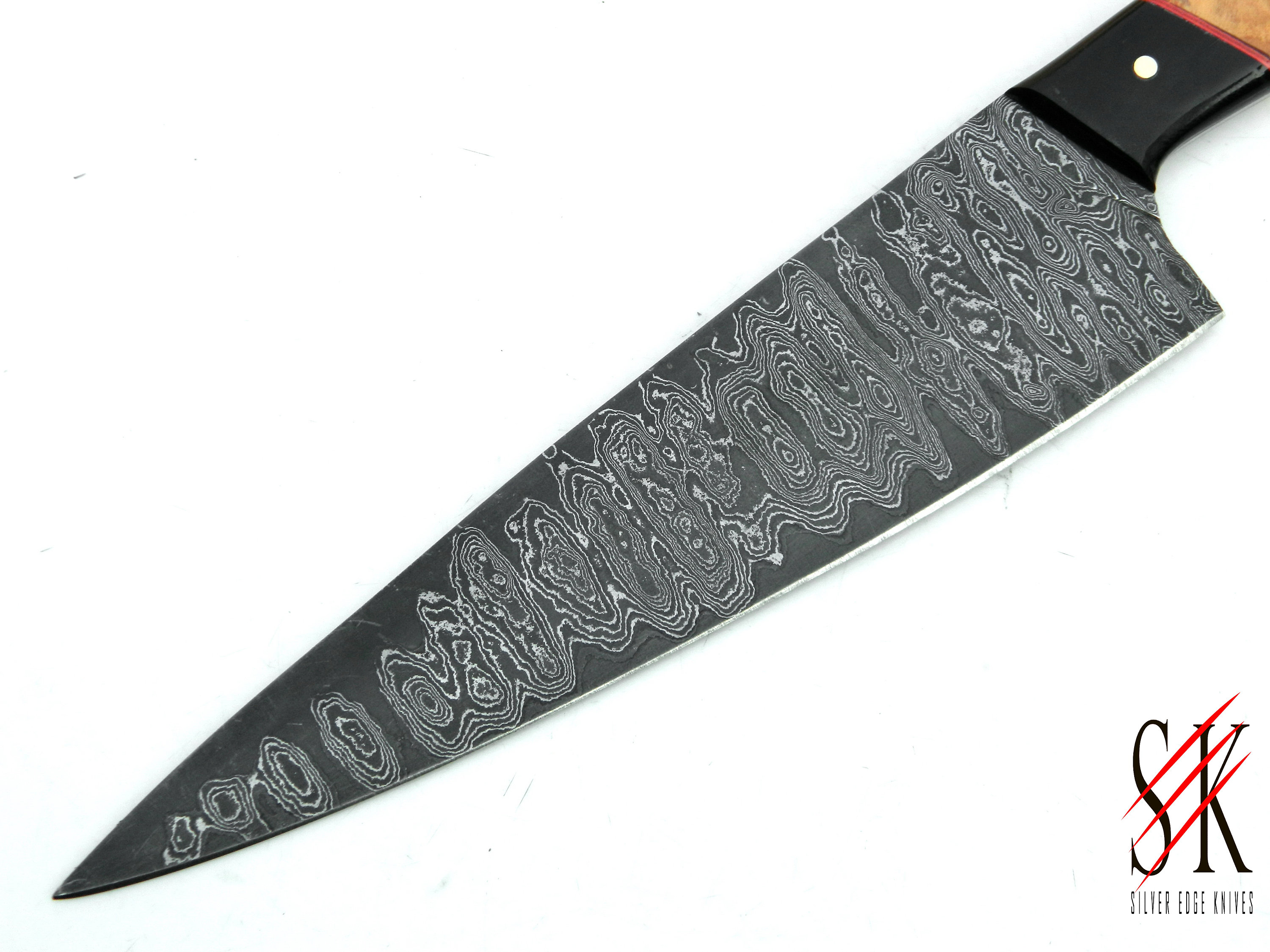Damascus Steel Kitchen Chef Knife Custom Handmade Ladder San - Etsy
