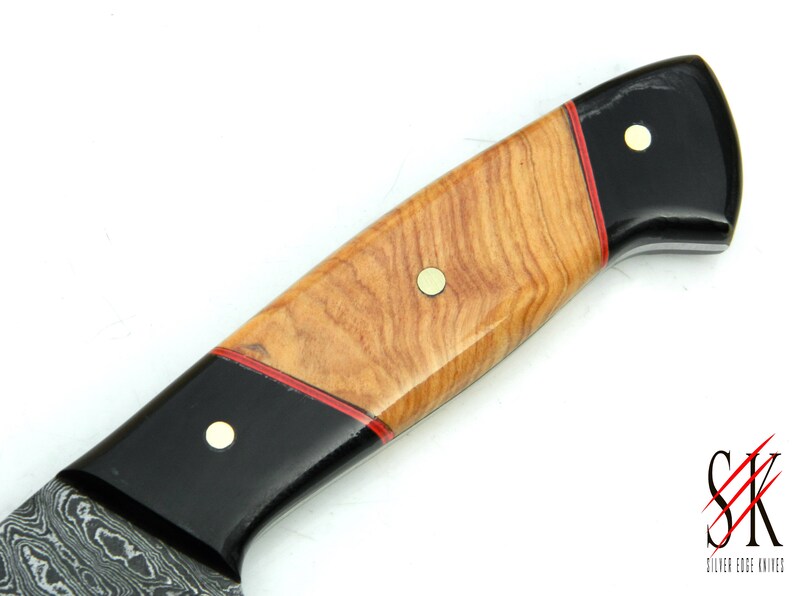 Damascus Steel Kitchen Chef Knife Custom Handmade Ladder San - Etsy