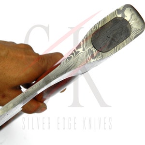 Damascus Steel Axe / Hatched Custom Hand Forged Tomahawk Rose Wood ...