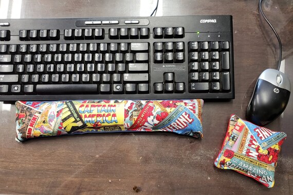 1 Marvel Comics Combo Pack: Keyboard Wrist Rest and Mouse - Etsy