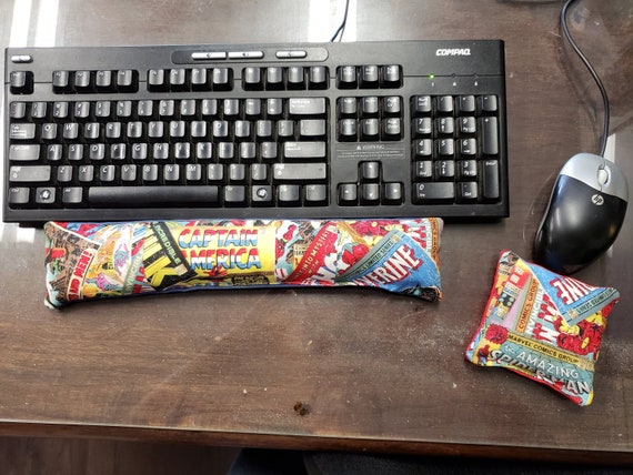 1 Marvel Comics Combo Pack: Keyboard Wrist Rest and Mouse | Etsy