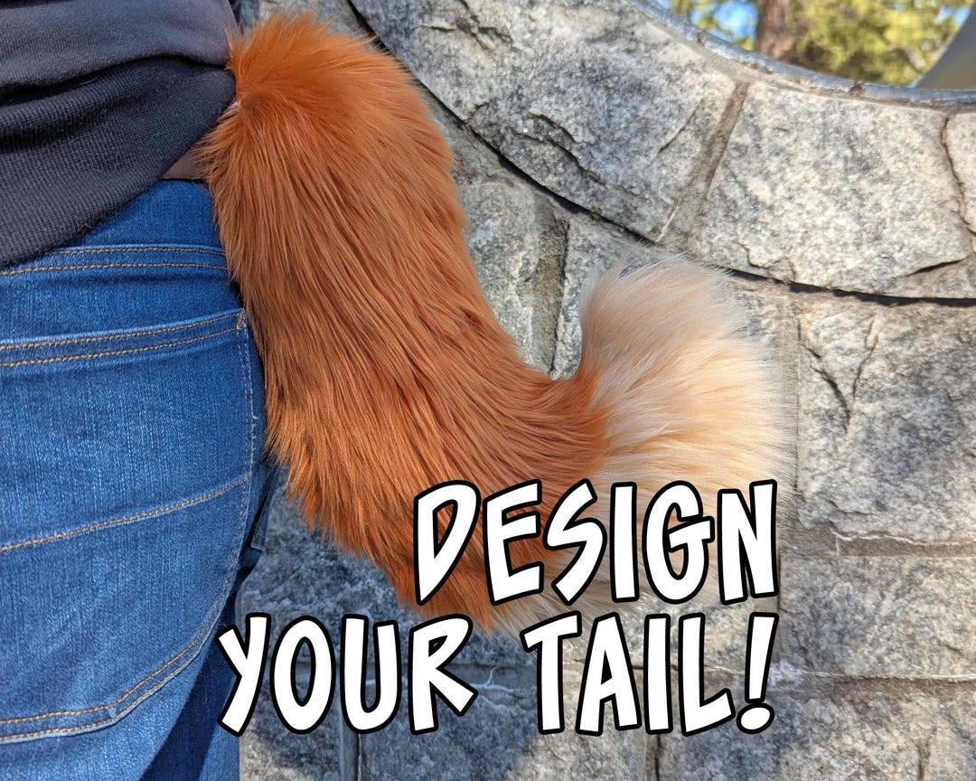 Custom Color Small Waggy Tail - Etsy