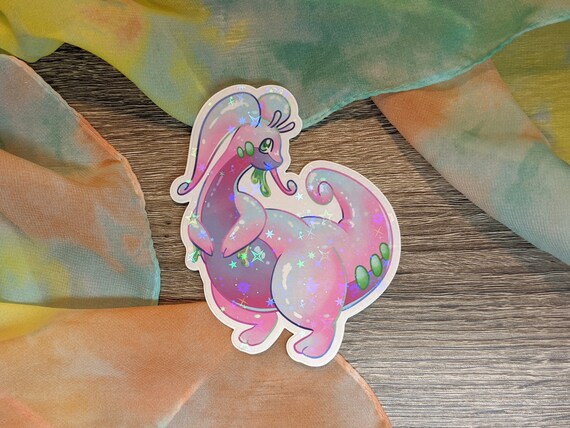 Pokemon Goodra 4 Sparkle Vinyl Sticker - Etsy