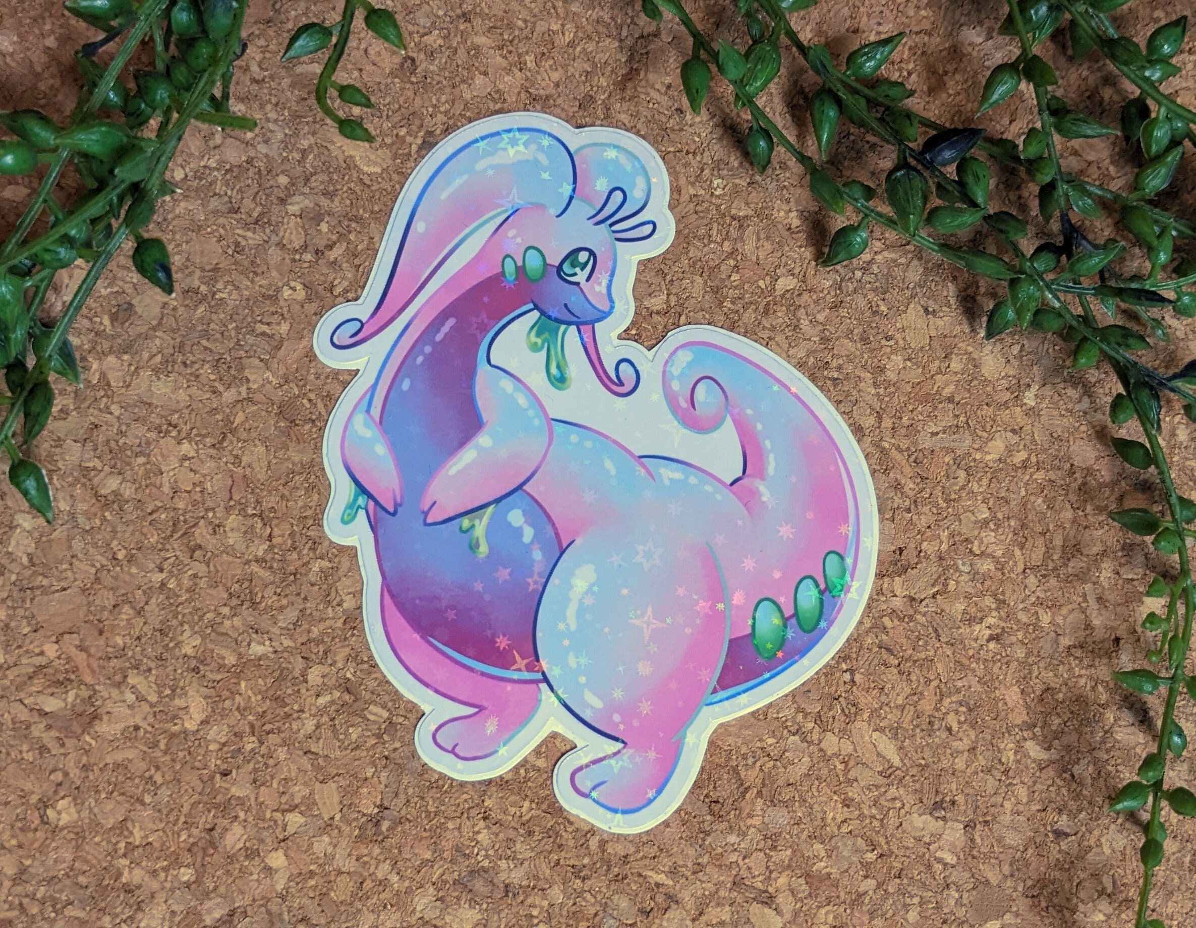 Pokemon Goodra 4 Sparkle Vinyl Sticker - Etsy