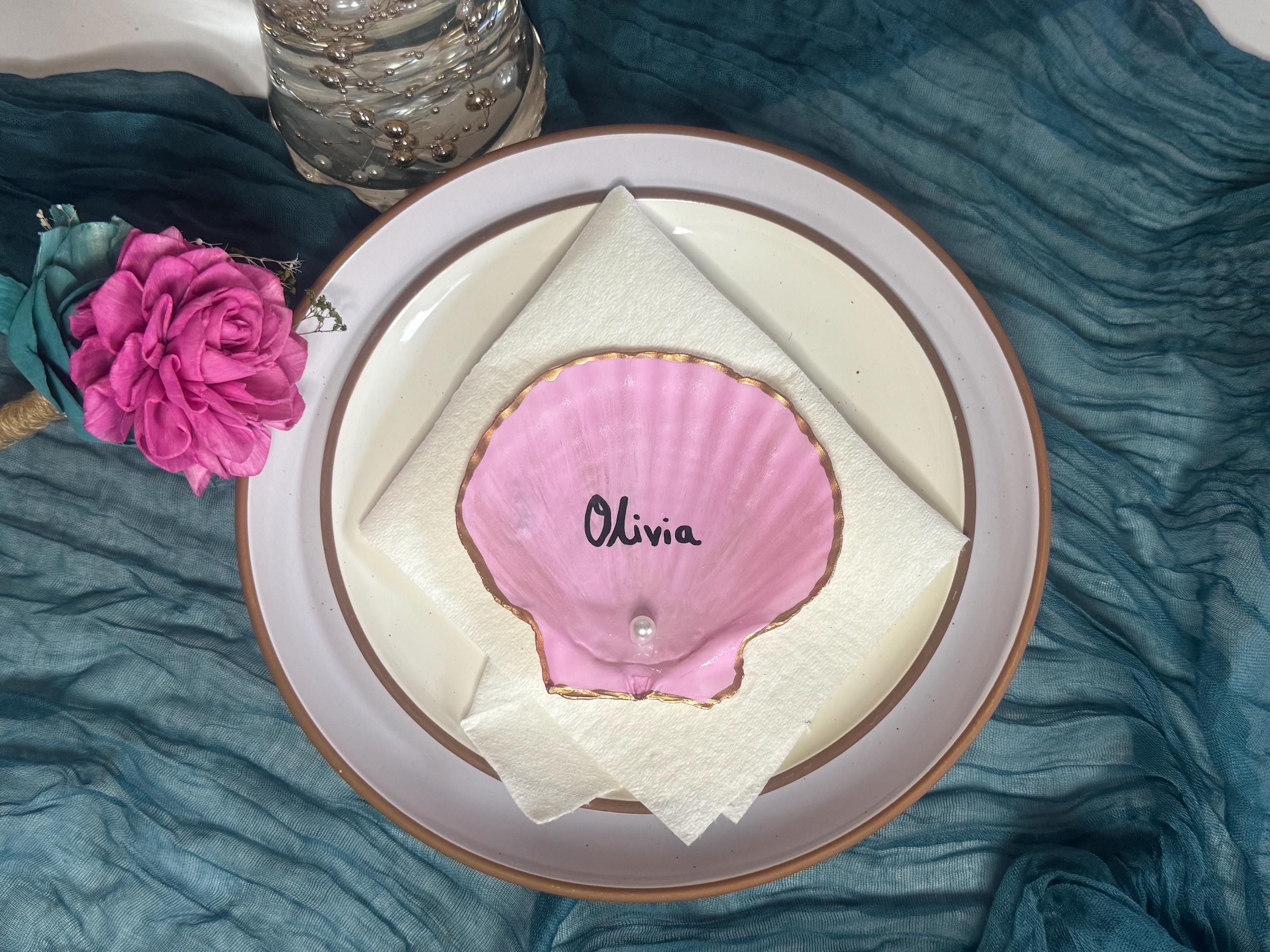 Seashell Place Cards - Etsy