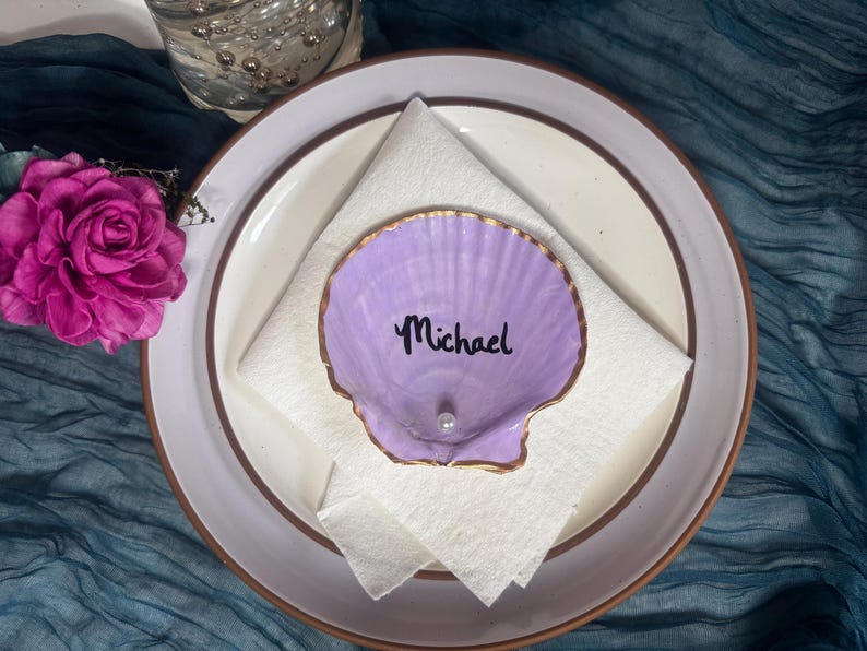Seashell Place Cards - Etsy