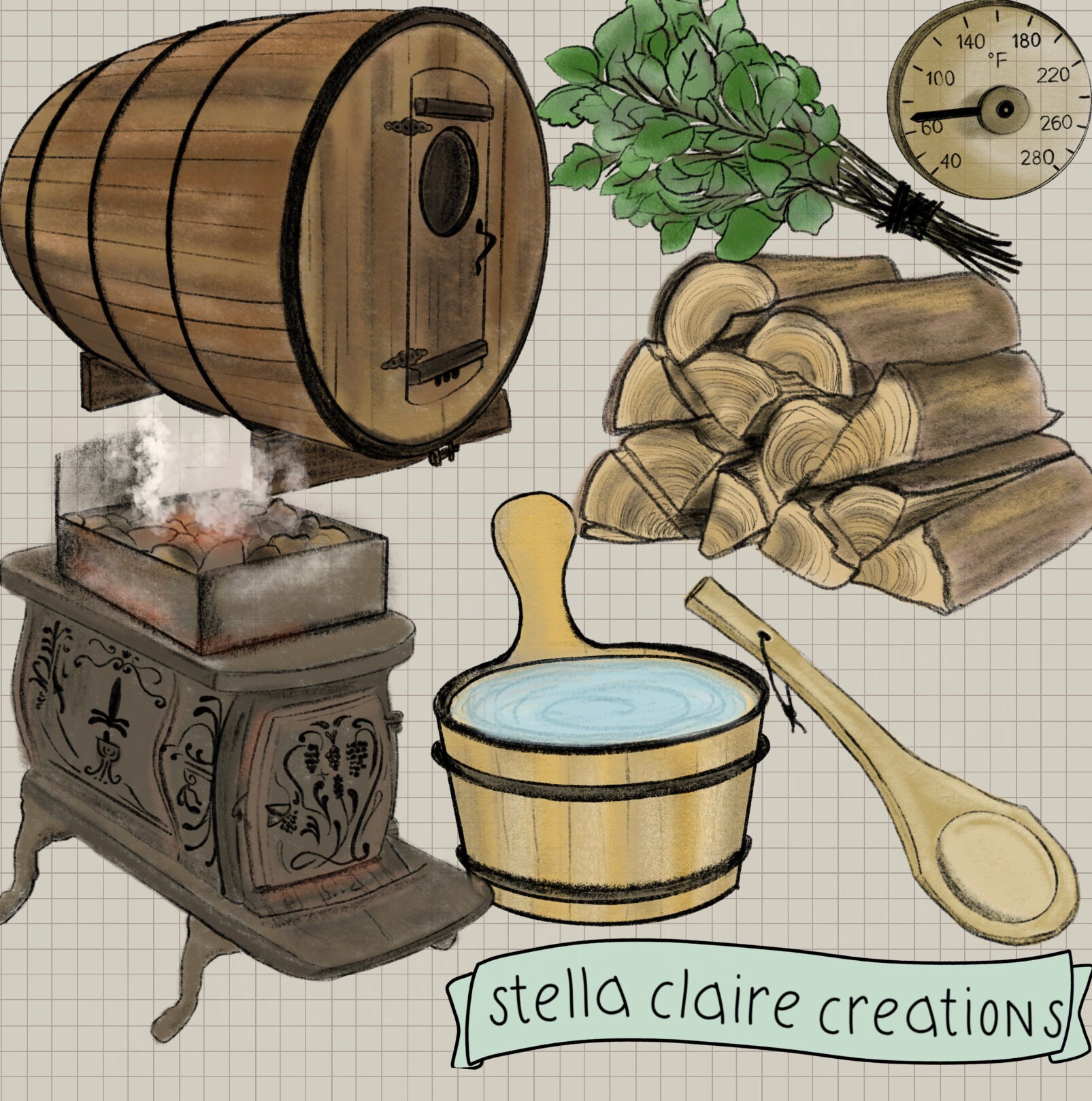 Sauna Digital Download - Etsy