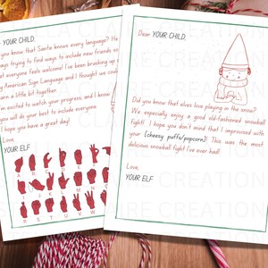 Christmas Elf Letters | Editable in CANVA | 16+ Day Parent Survival ...
