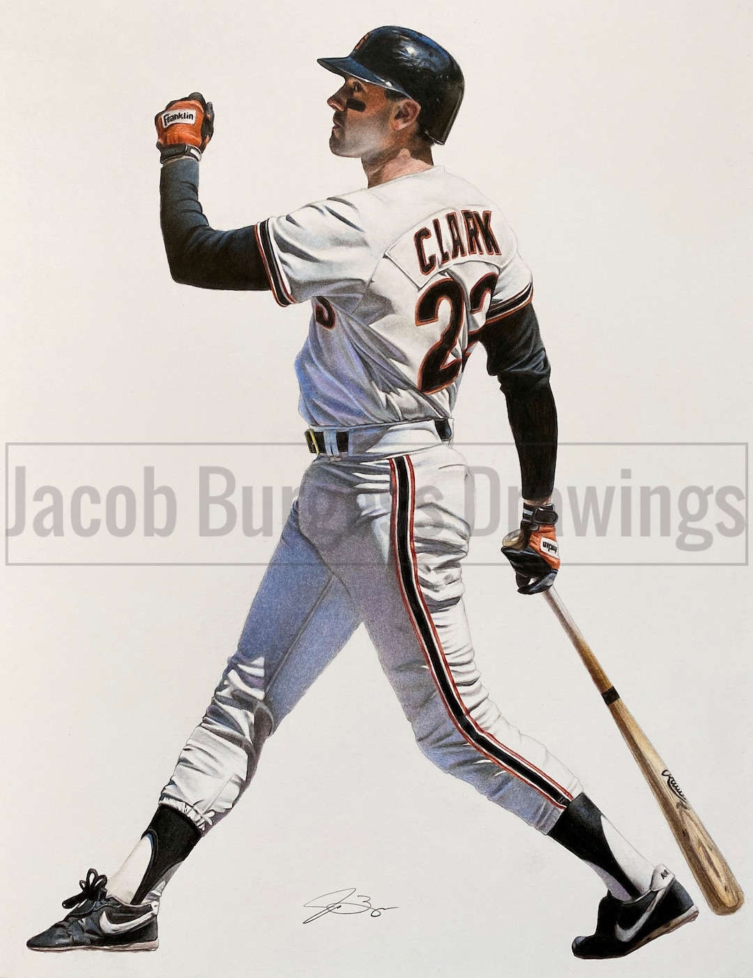 Will Clark Colored Pencil Drawing Limited Edition Print #d to 300 - Etsy