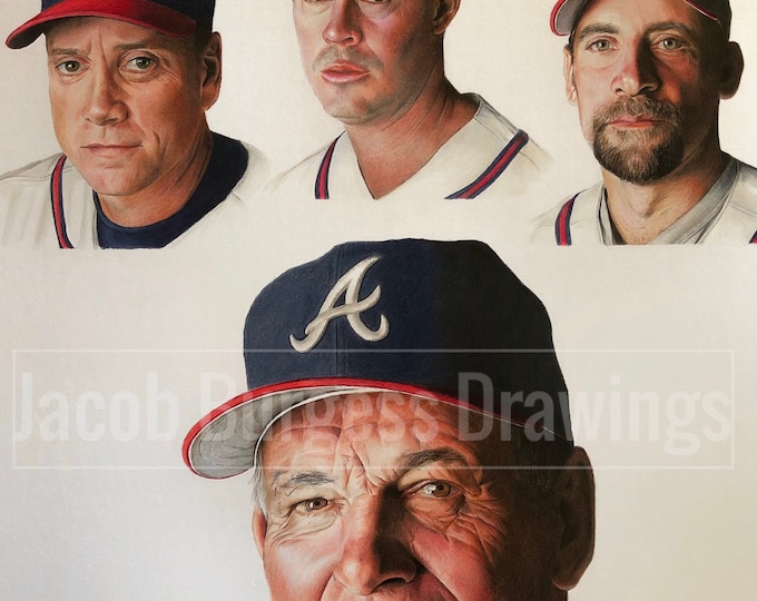 Big 3 and Bobby Colored Pencil Drawing Print d to 300 - Etsy
