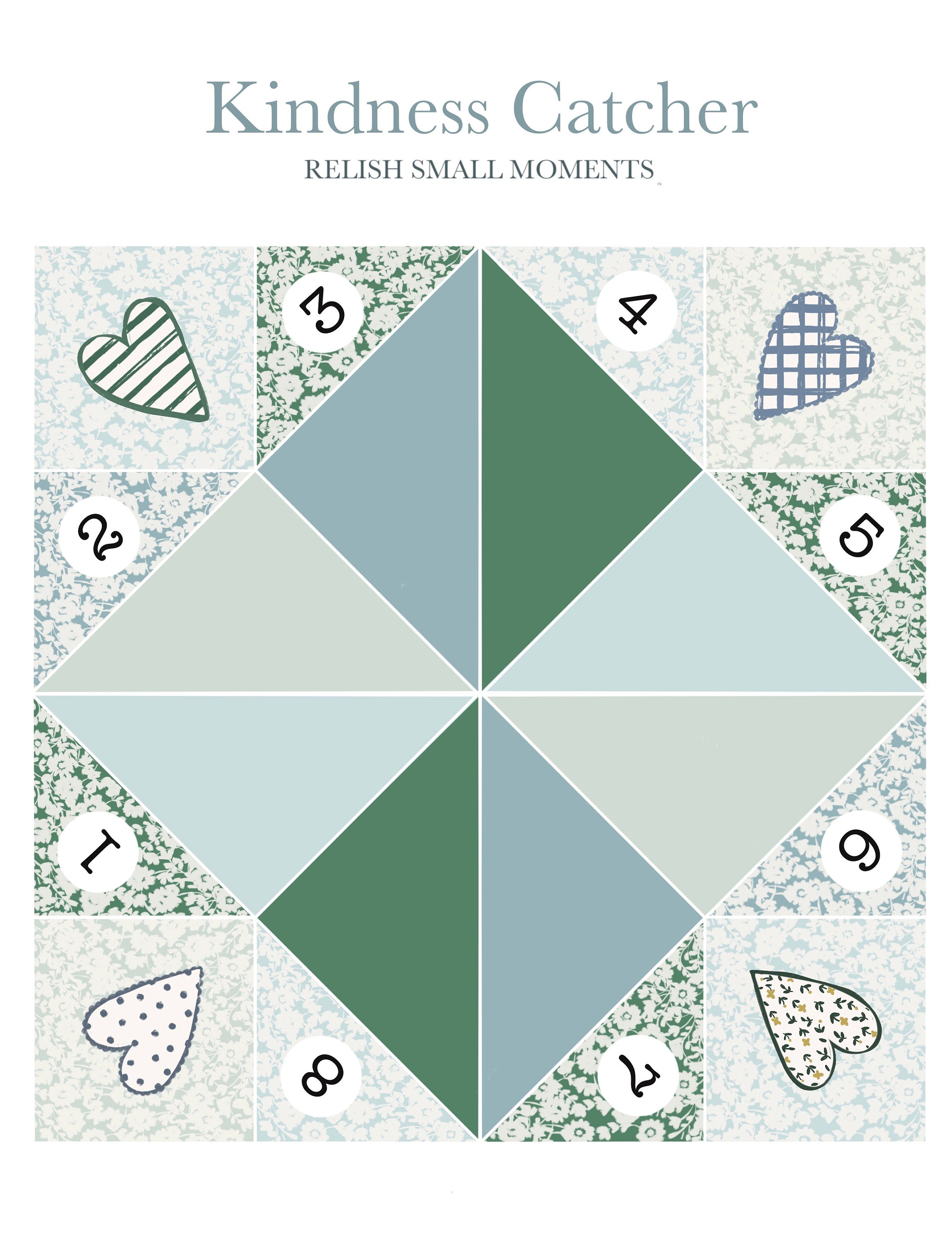 Kindness Catcher (cootie Catcher) - Etsy