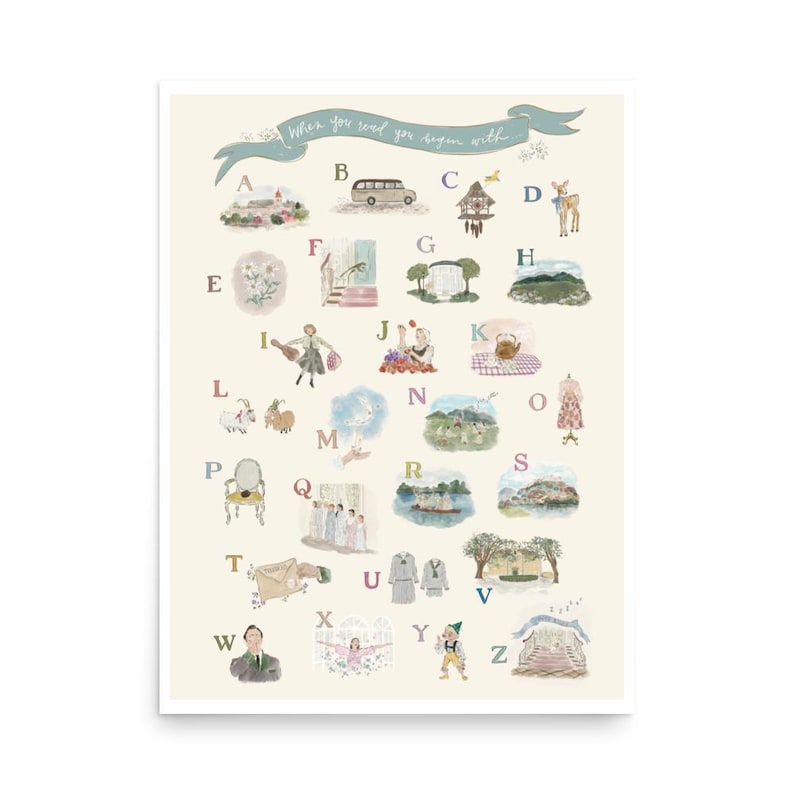 Sound of Music ABC Poster - Etsy
