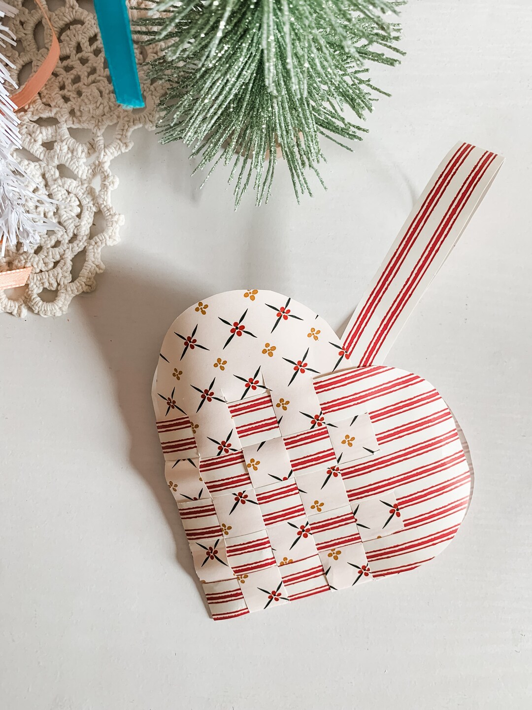 Scandinavian Heart Basket Pattern & Instructions (julehjerter) - Etsy