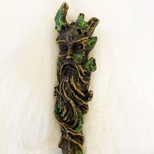Greenman Wand Royal Scepter Altar Tool Staff Blasting Rod Caduceus ...