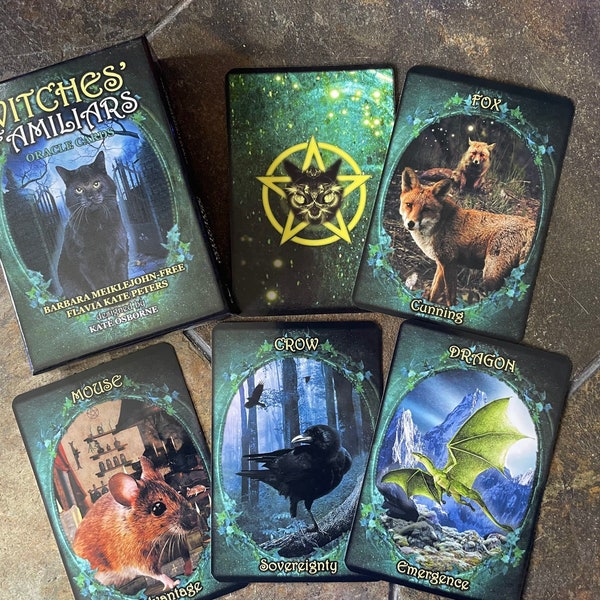 Tarot Familiars Deck Guide Book - Etsy