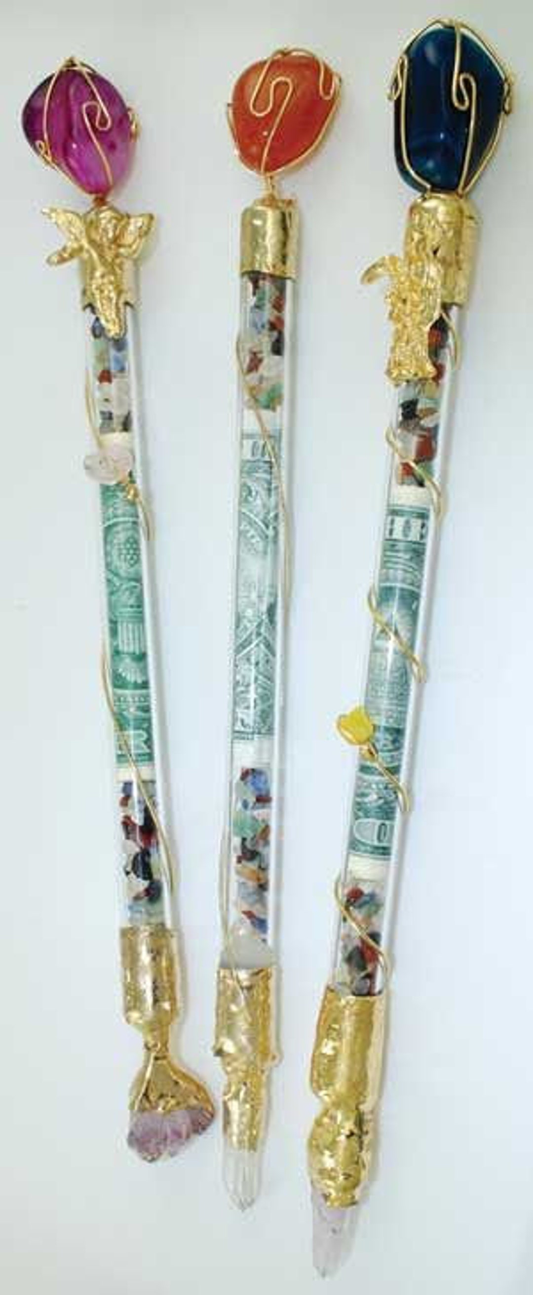 Money Wand | Altar Tool | Wiccan | Occult | Scepter | Staff | Blasting ...