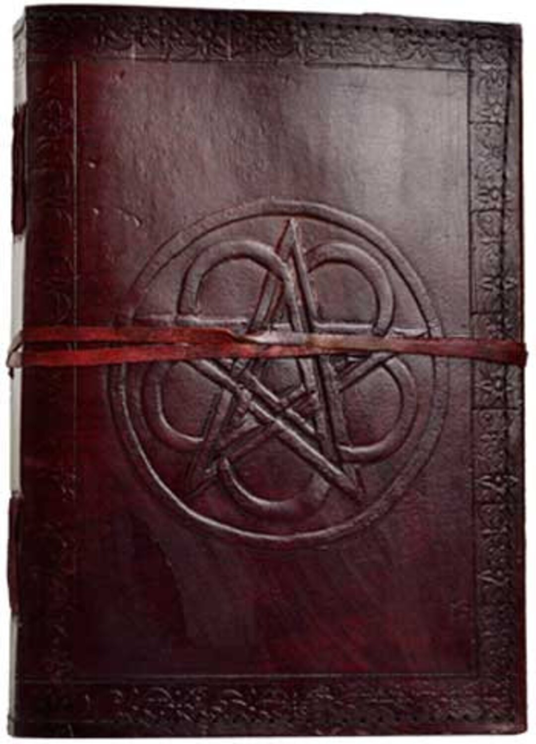 7" X 10" L Pentagram Altar Journal W/ Latch | Sacred Writing | Occult ...