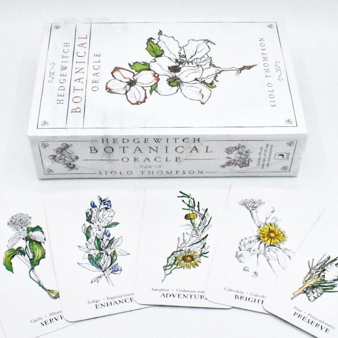 Hedgewitch Botanical Oracle Cards | Cartomancy | Divination Tool | Tarot Deck | Major Arcana ...
