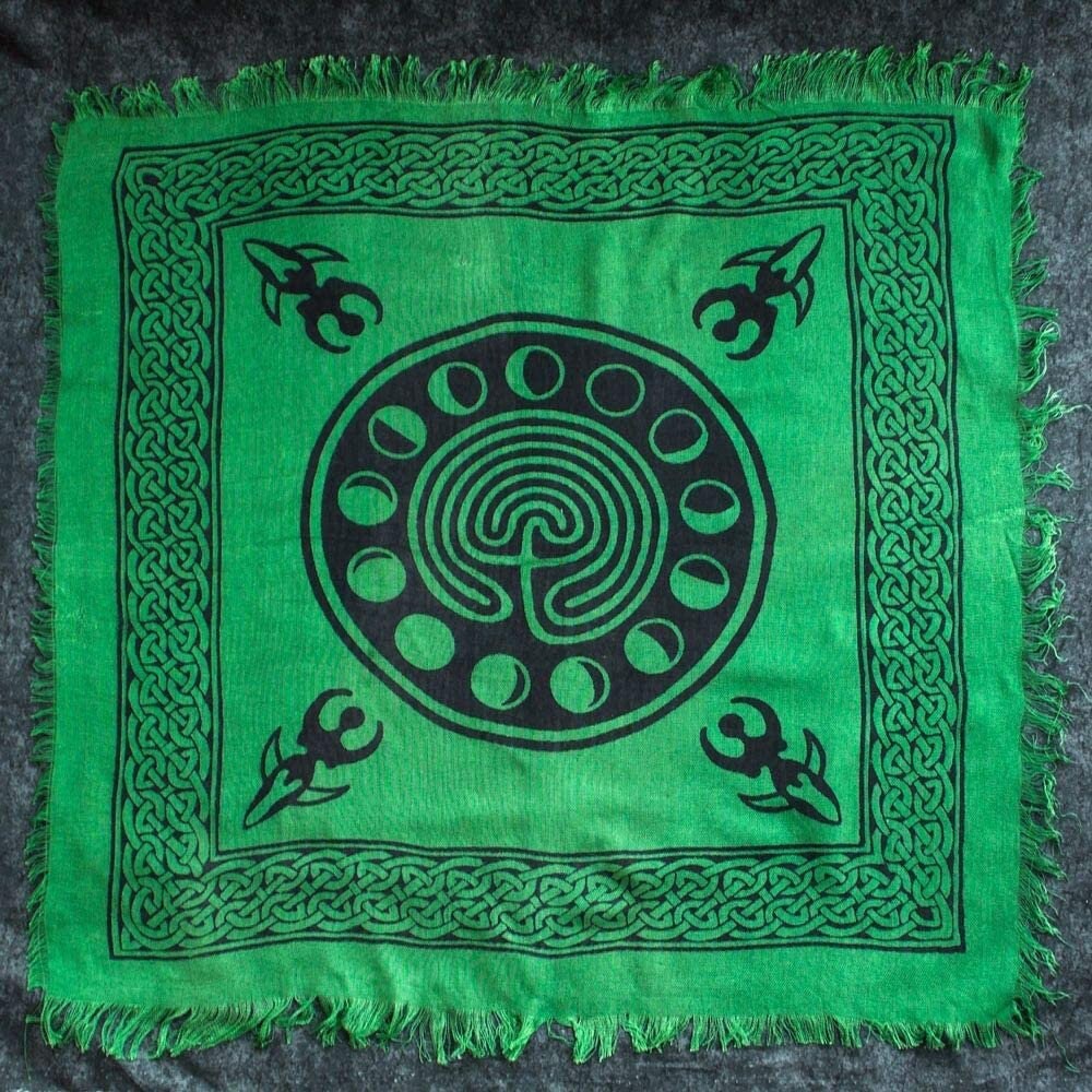 18 X 18 Moon Phase Altar Cloth Metaphysical - Etsy