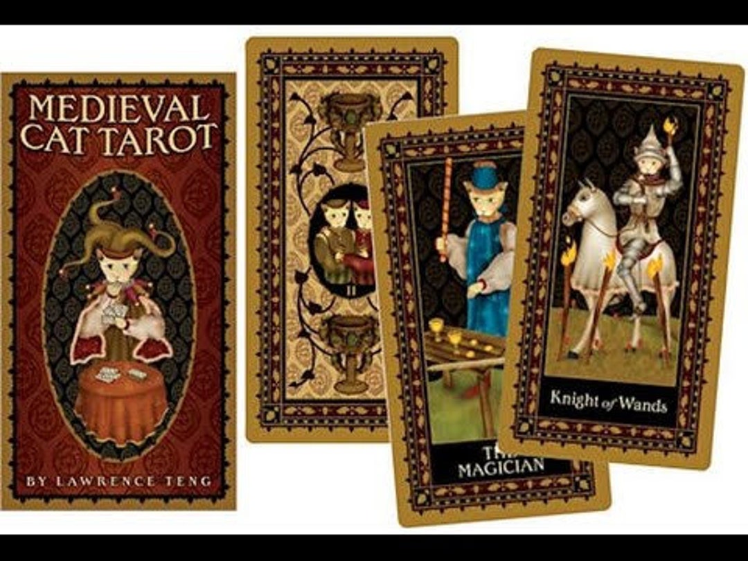 Medieval Cat Tarot Deck | Cartomancy | Divination Tool | Oracle Cards | Major Arcana | Guide ...