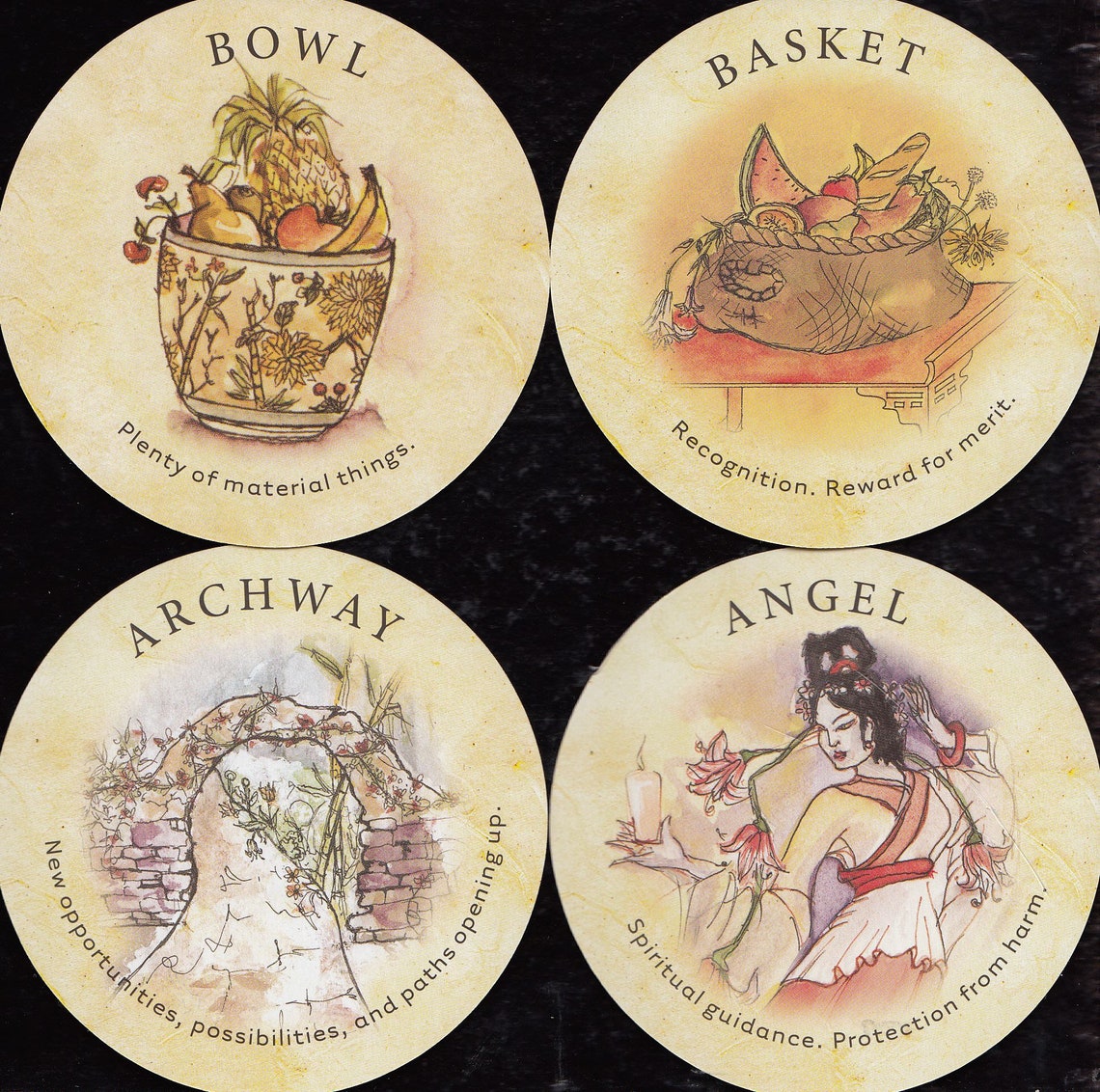 Tea Leaf Fortune Oracle Cards Cartomancy Divination Tool - Etsy