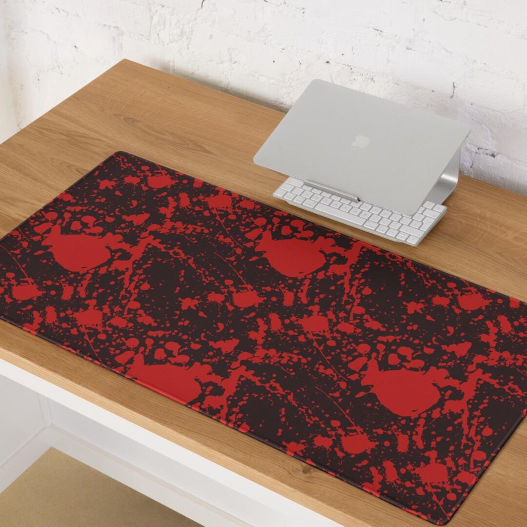 Horror Blood Splatter Mouse Pad XL Desk Mat 36 Inches for Gaming or ...