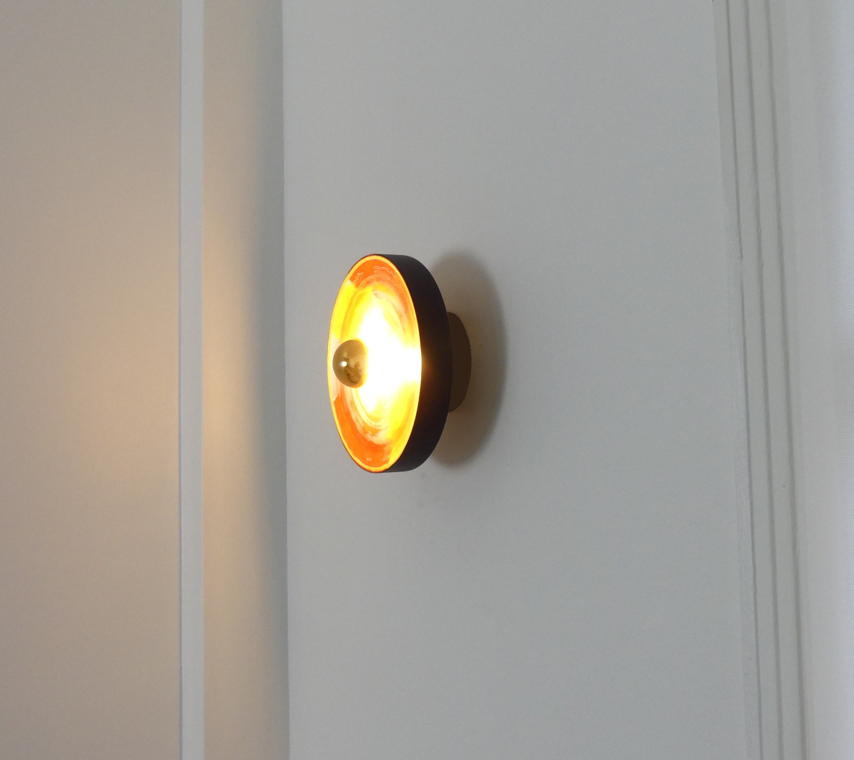 Colorful Wall Light / Wooden and Original Wall Light / Modern - Etsy