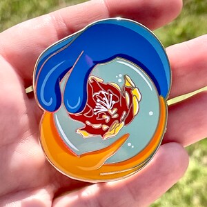 Elemental Wade and Ember Vivisteria Pin! - Etsy