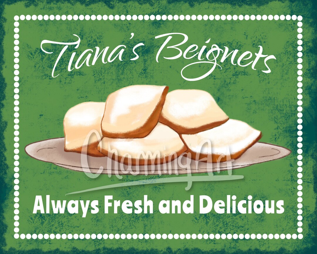 Tianas Beignets Print - Etsy