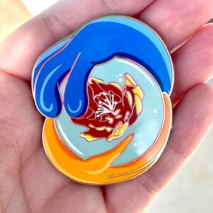 Elemental Wade and Ember Vivisteria Pin! - Etsy