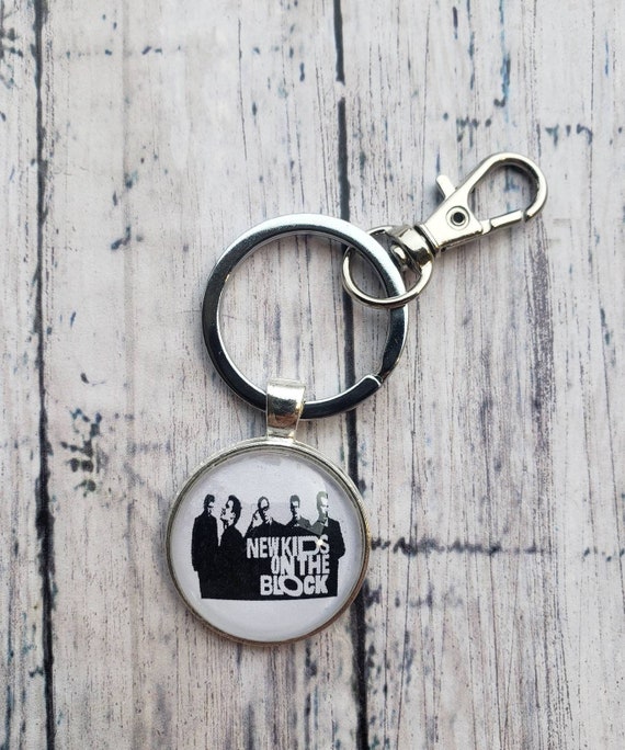 NKOTB Pendant Keychain New Kids on the Block Key Ring - Etsy