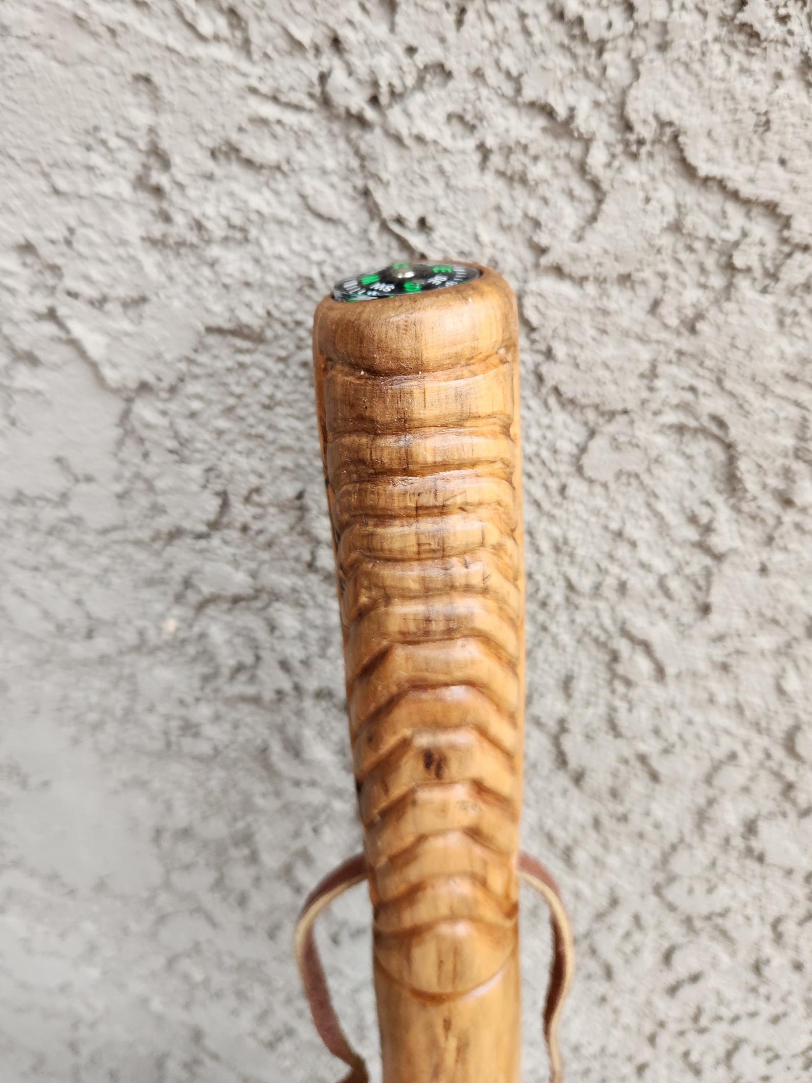 Handcrafted Walking Stick / Spalted Wood Hiking Stick - Etsy