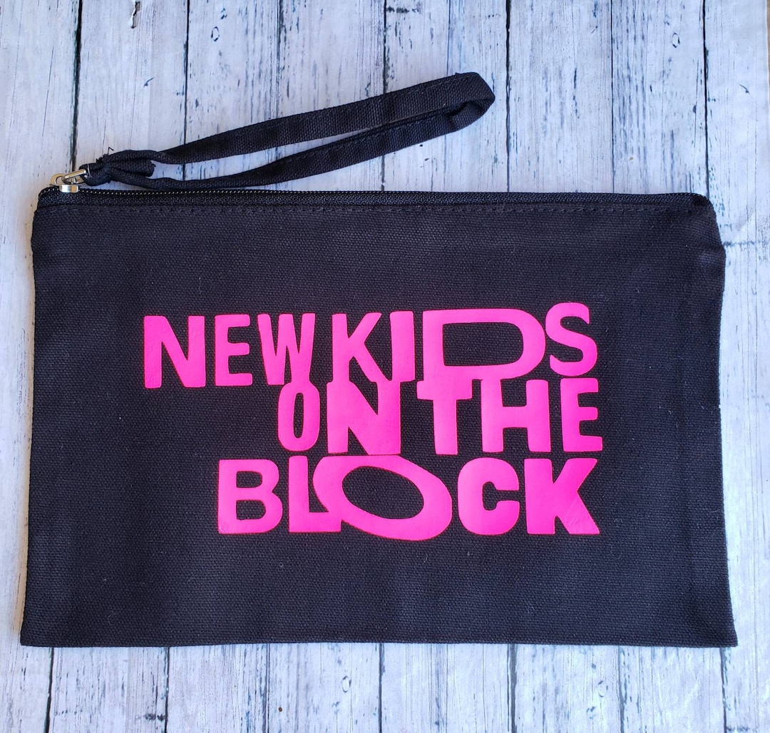 NKOTB Canvas Wristlet, New Kids on the Block Makeup Purse, Magic Summer ...