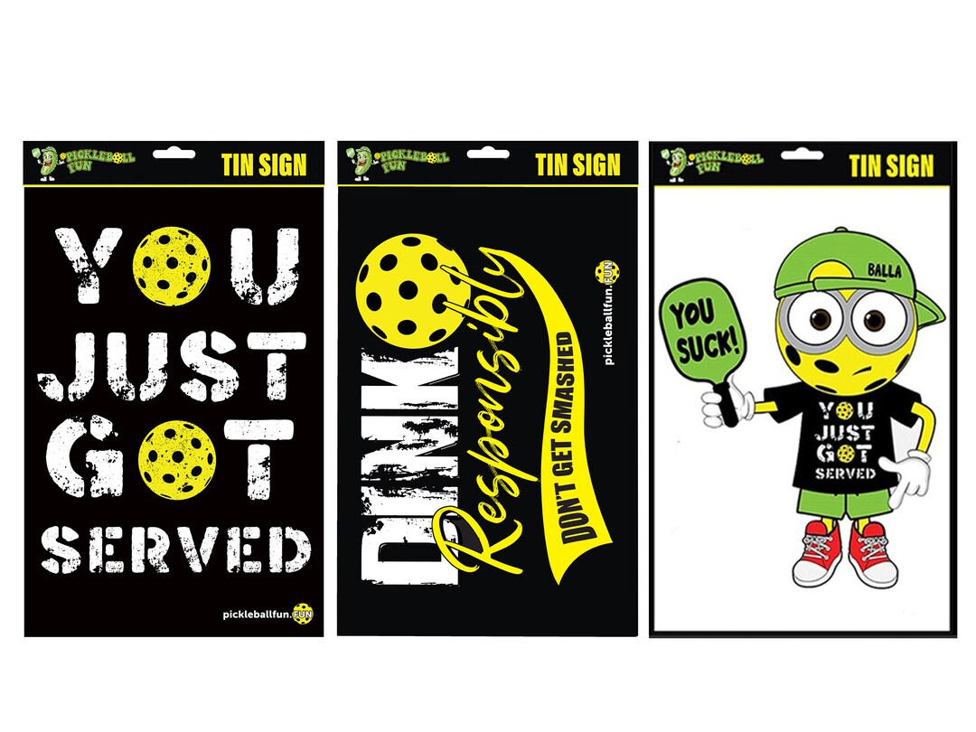 Funny Pickleball Signs Great Pickleball Gifts - Etsy