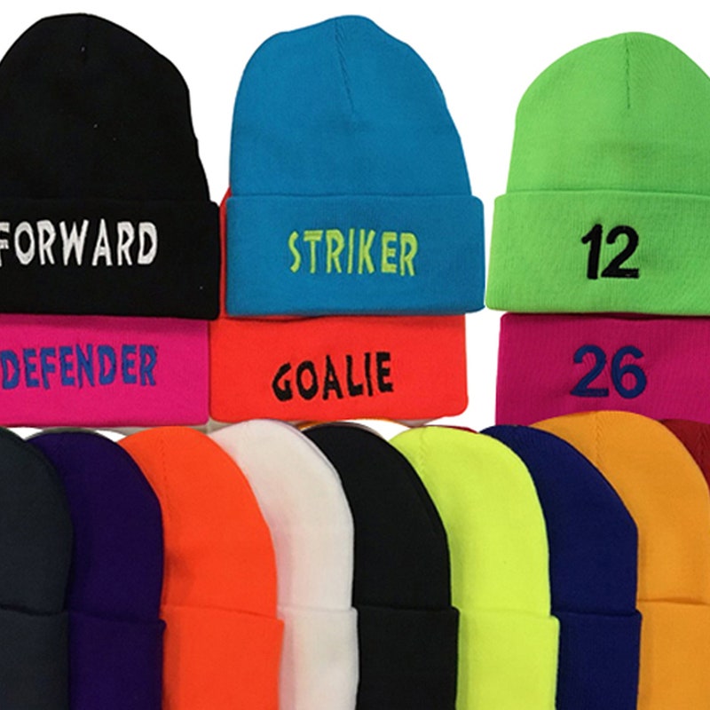 Soccer Beanie - Etsy