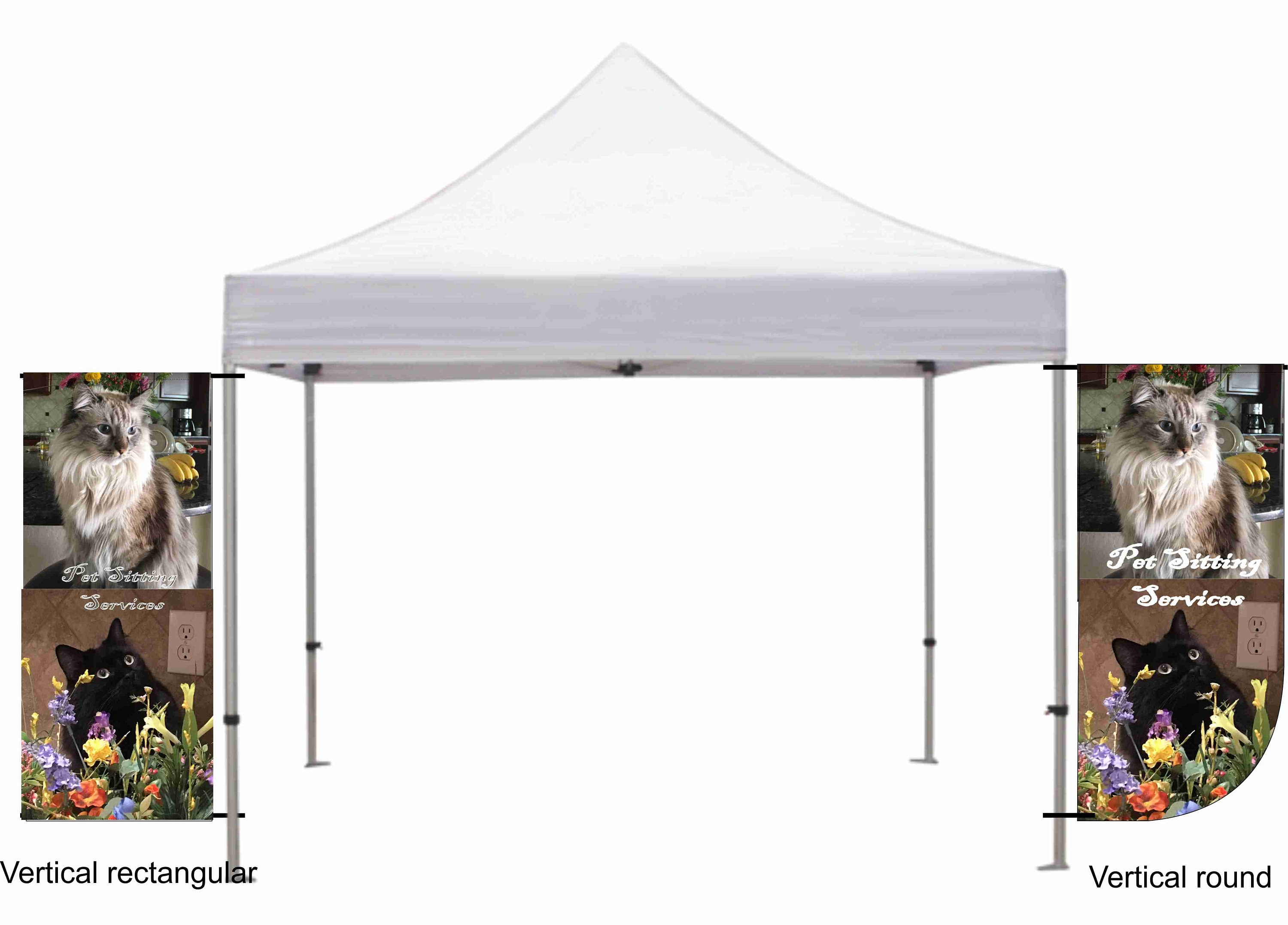 Tent Vertical Banner Vertical Banner Tent Side Banner - Etsy